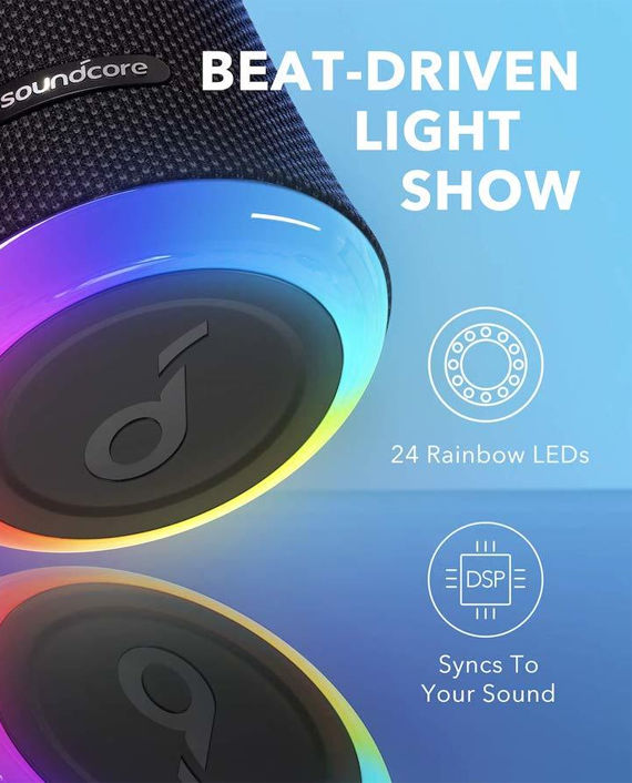 Buy Anker Soundcore Flare 2 Black in Qatar - AlaneesQatar.Qa