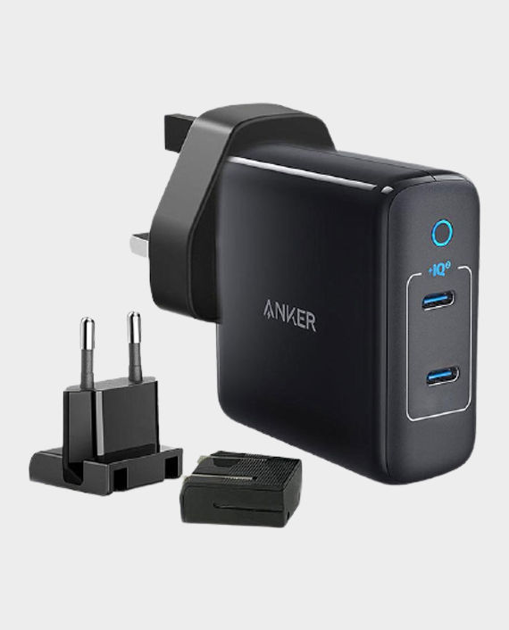 Buy Anker Power Port III 2-Port 60W Travel Adapter Black in Qatar ...