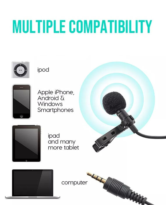 Buy Candc DC-C5 Professional Lavalier Microphone in Qatar - AlaneesQatar.Qa