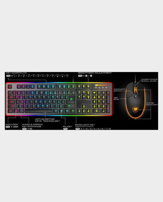 Buy Cougar Deathfire EX Gaming Keyboard & Mouse Combo in Qatar ...