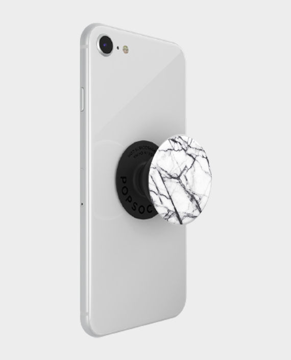Buy Popsockets PopGrip Dove White Marble in Qatar - AlaneesQatar.Qa
