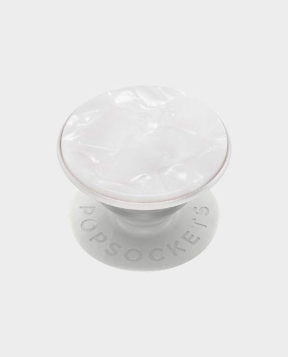 Buy Popsockets PopGrip Luxe Acetate Pearl White in Qatar - AlaneesQatar.Qa