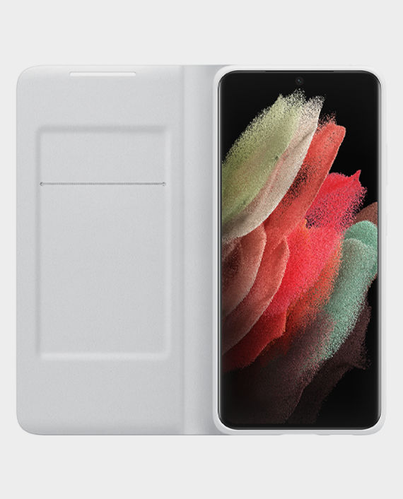 Buy Samsung Galaxy S21 Ultra Smart LED View Cover Grey in Qatar ...