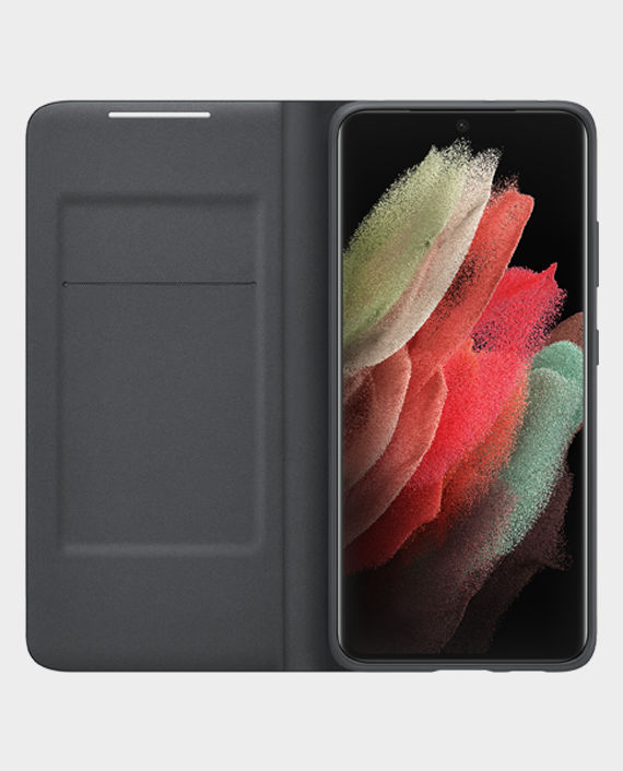 Buy Samsung Galaxy S21 Ultra Smart LED View Cover Black in Qatar ...