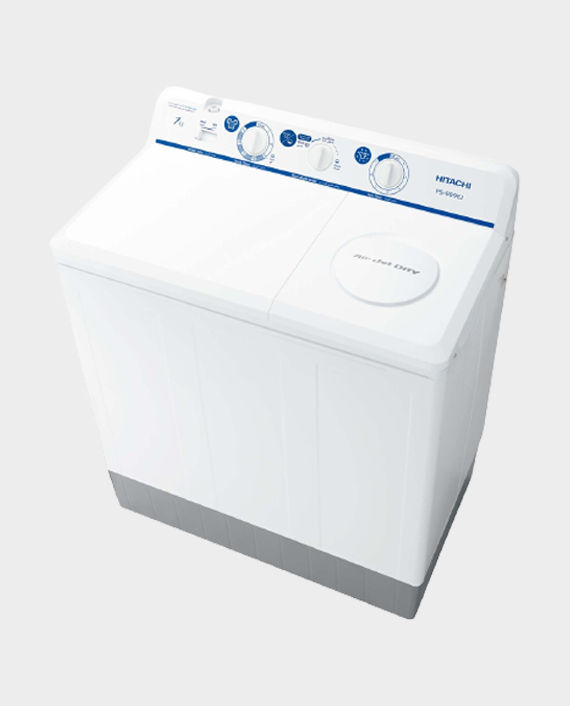Buy Hitachi PS999EJ3CGXWH Twin Tub Top Load Washing Machine in Qatar ...