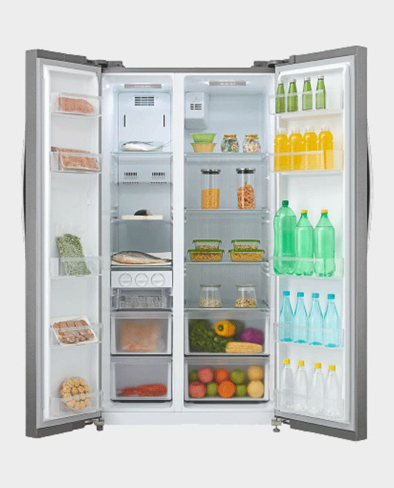Buy Midea HC689WEN(SS) Side by Side Refrigerator 689L in Qatar ...