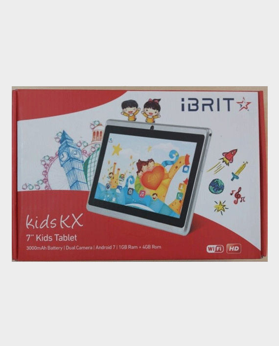 Buy iBRIT Kids KX 7 inch 1GB 4GB WiFi Kids Tablet Blue in Qatar ...