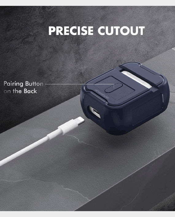 Buy AhaStyle PT115-A AirPods 1&amp;2 Rugged Armor Protection Case ...
