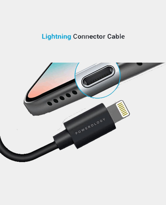 Buy Powerology Lightning Cable 1.2m in Qatar - AlaneesQatar.Qa