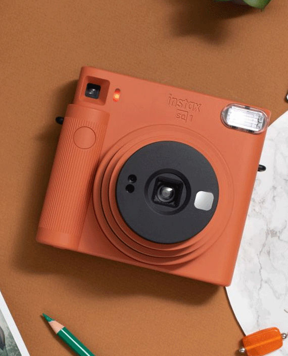 Buy Fujifilm Instax Square SQ1 Instant Camera Orange in Qatar ...