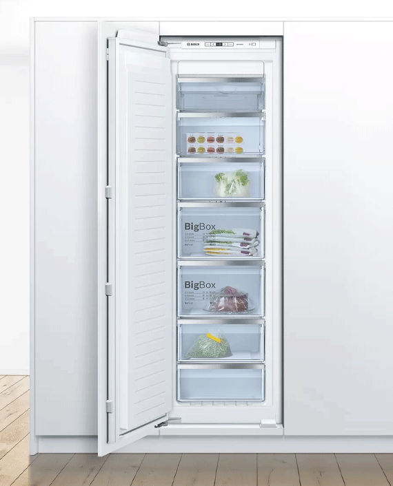 Buy Bosch GIN81AE30M Series 6 Built-in Freezer 177.2 x 55.8cm in Qatar ...