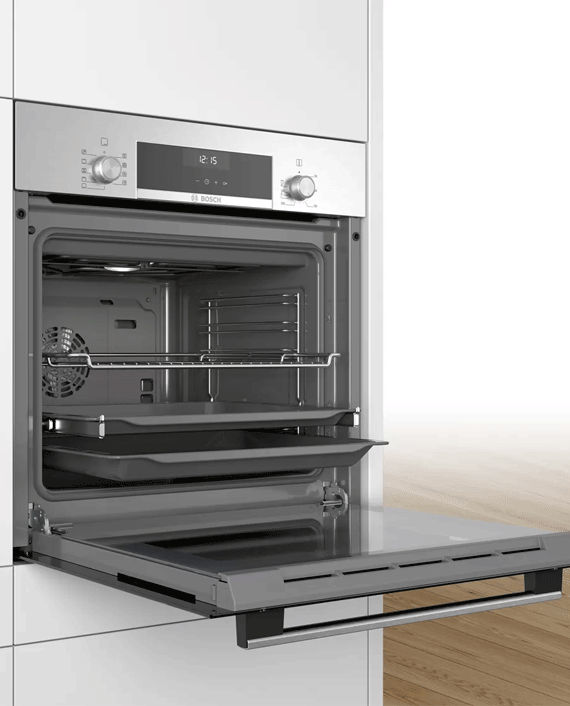 Buy Bosch HBJ538ES0M Series 4 Built-in Oven 60 x 60cm Stainless Steel ...
