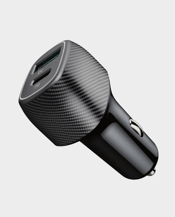 Buy Porodo Dual Port PD Car Charger 36W Includes Braided Type-C to ...