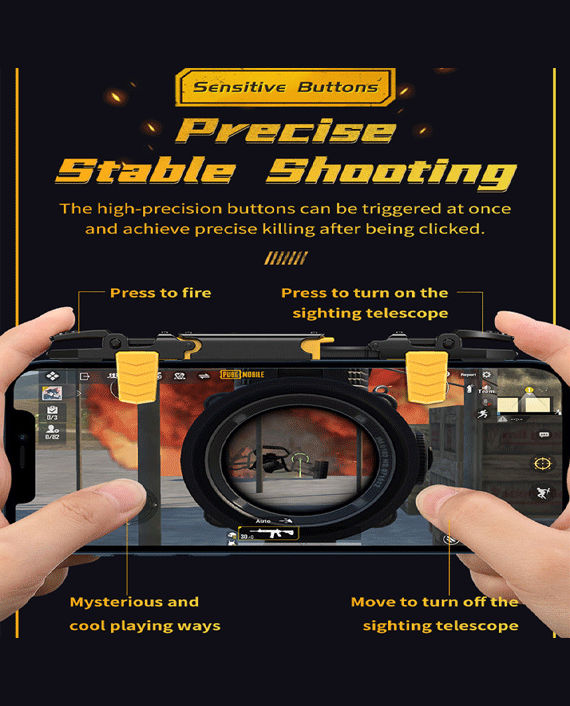 Buy Rock G02 Shooting Game Controller Retractable in Qatar ...