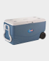 Buy Coleman 6201A748 100 Quart Xtreme 5 Wheeled Cooler Blue in Qatar - AlaneesQatar.Qa