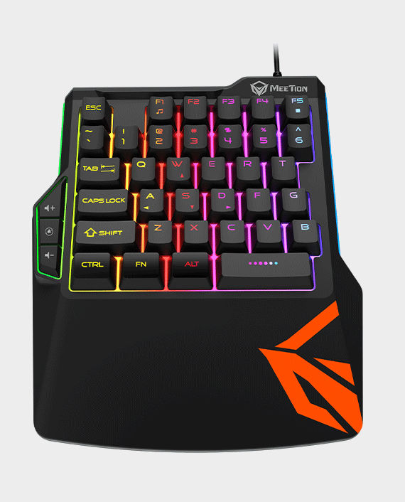 Buy Meetion MT-KB015 Left One-Handed Gaming Keyboard in Qatar - AlaneesQatar.Qa