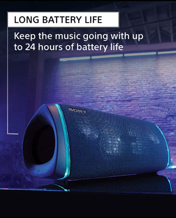 Buy Sony SRS-XB43 Wireless Extra Bass Bluetooth Speaker Blue in Qatar ...