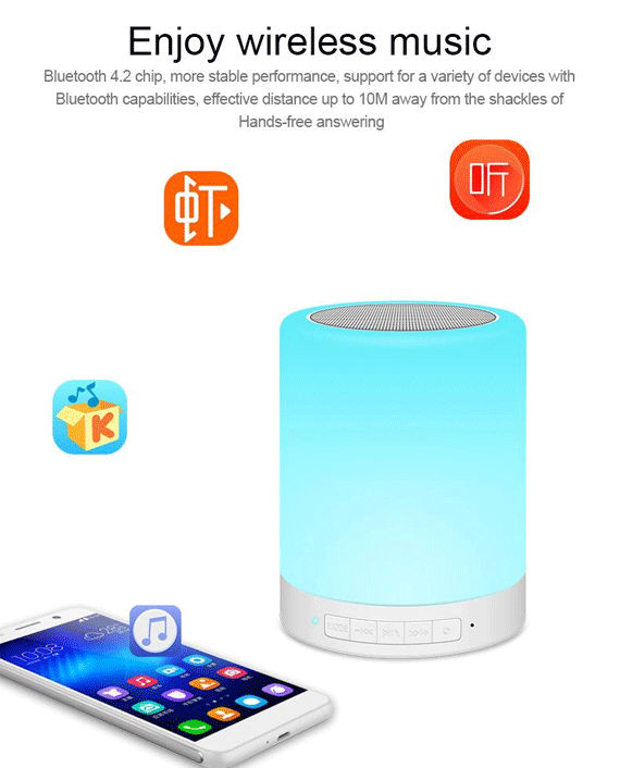 Buy Wink LV2016 Smart Touch Colorful Night Light Lamp with Handle Function in Qatar ...