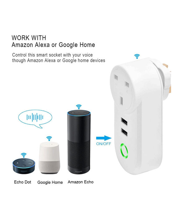 Buy Wink M31 Wi-Fi Smart Power Plug in Qatar - AlaneesQatar.Qa