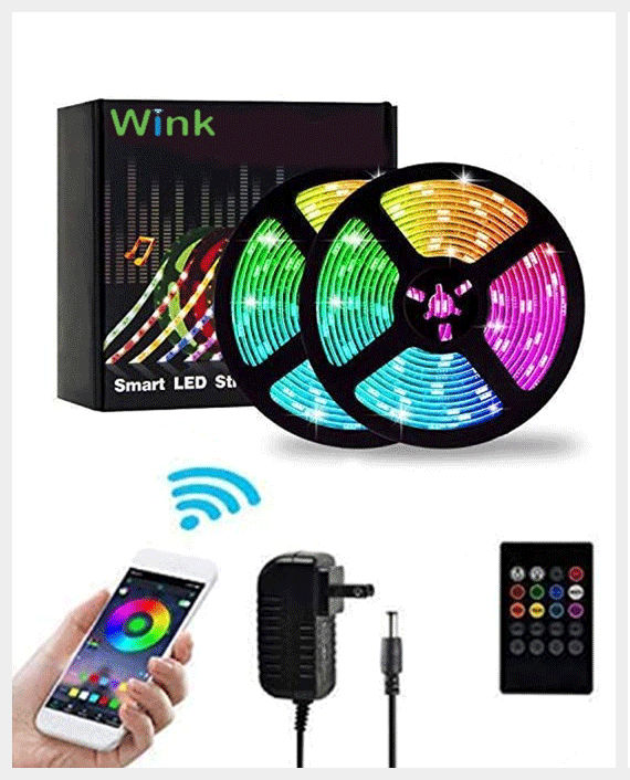 Buy Wink WiFi LED Strip RGB + WW 10 Meter in Qatar - AlaneesQatar.Qa