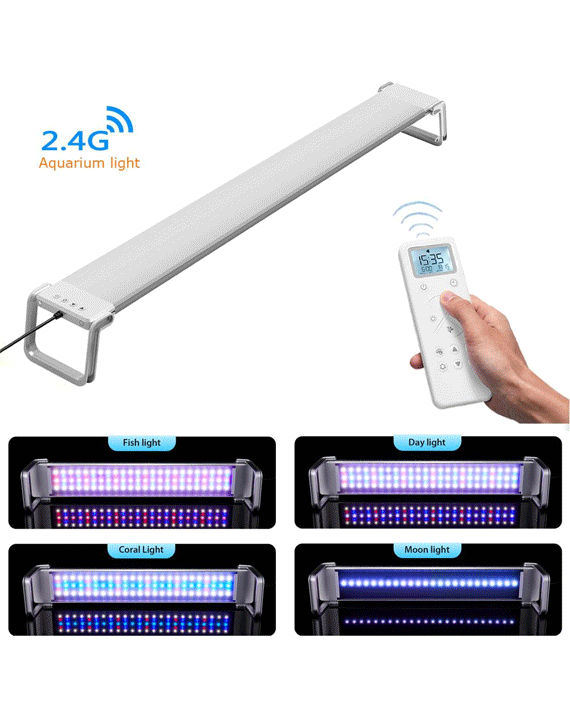 Buy Glint LED Aquarium Lights with 2.4G Remote IP68 60cm in Qatar - AlaneesQatar.Qa