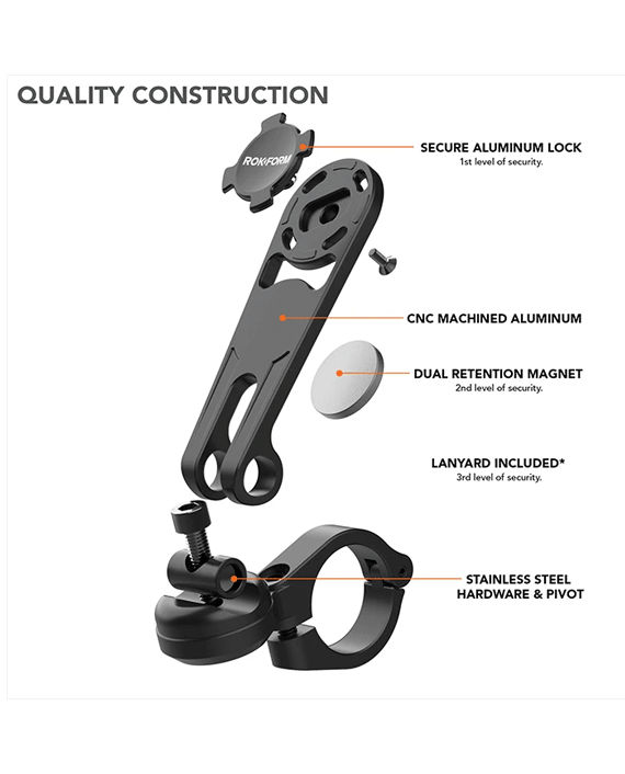 Buy Rokform Motorcycle Handlebar Phone Mount in Qatar - AlaneesQatar.Qa