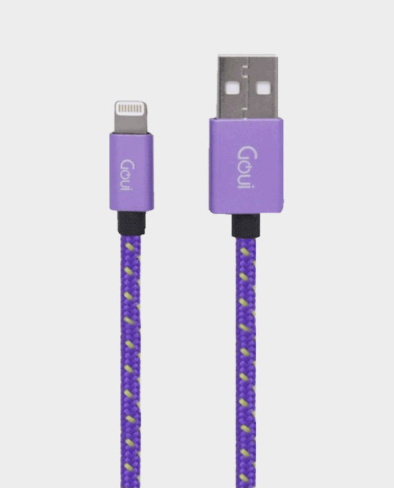 Buy Goui 8 Pin Fashion Lightning Cable 1m Purple in Qatar - AlaneesQatar.Qa