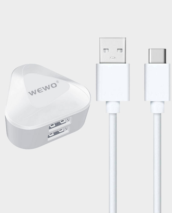Buy Wewo 2 USB Travel Charger Online in Qatar - AlaneesQatar.Qa