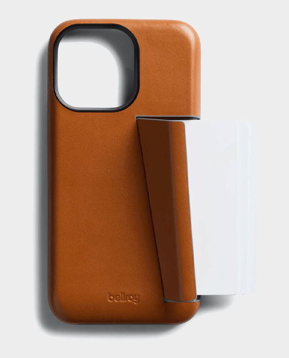 Buy Bellroy iPhone 13 Pro Leather Case 3 Card Terracotta in Qatar ...