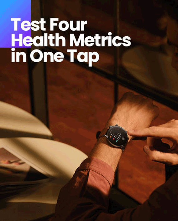 Buy Amazfit GTR 3 Pro Brown Leather in Qatar - AlaneesQatar.Qa