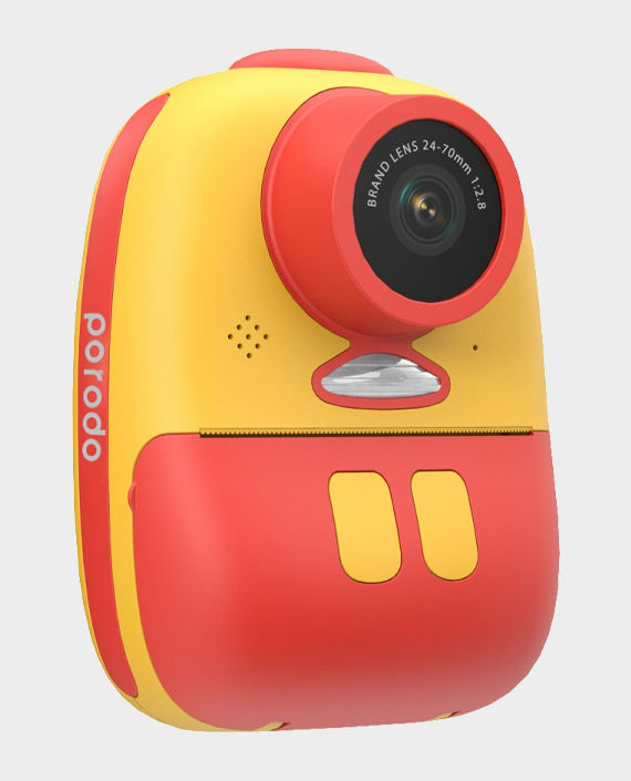 Buy Porodo Kids Camera 1080P Yellow in Qatar - AlaneesQatar.Qa