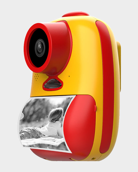 Buy Porodo Kids Camera 1080P Yellow in Qatar - AlaneesQatar.Qa