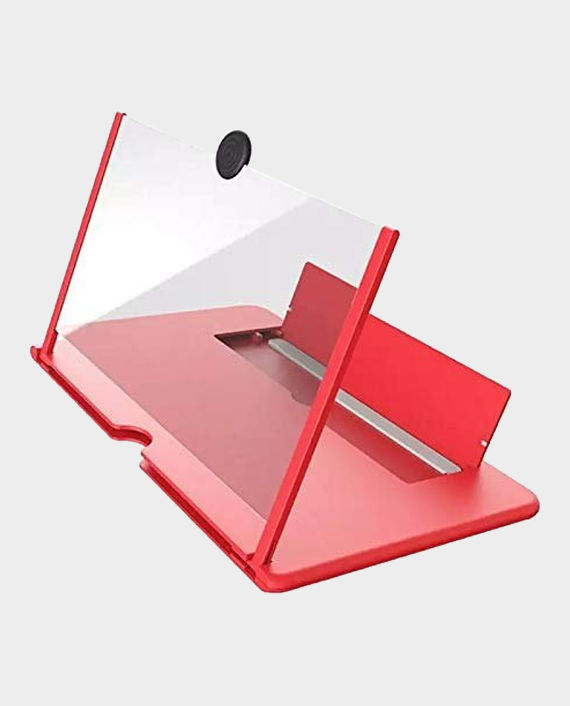 Buy Qube Mobile Phone 3D Video Amplifier Red in Qatar - AlaneesQatar.Qa