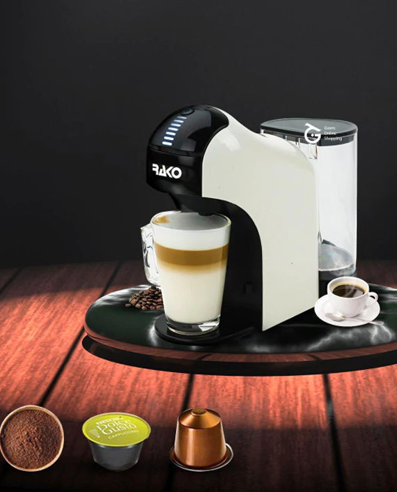 Buy Rako Coffee 3 in 1 Coffee Machine RK-22COFM-BK in Qatar ...