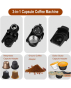 Buy Rako Coffee 3 in 1 Coffee Machine RK-22COFM-BK in Qatar ...