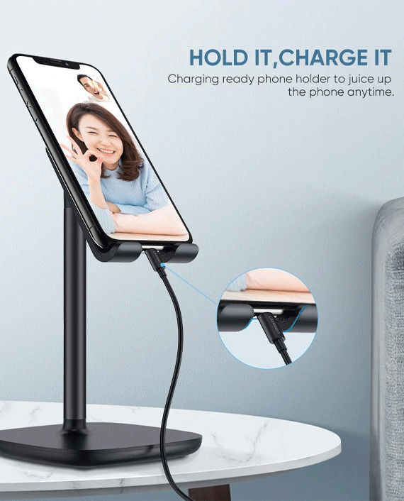Buy UGREEN Desktop Phone Stand Silver in Qatar - AlaneesQatar.Qa