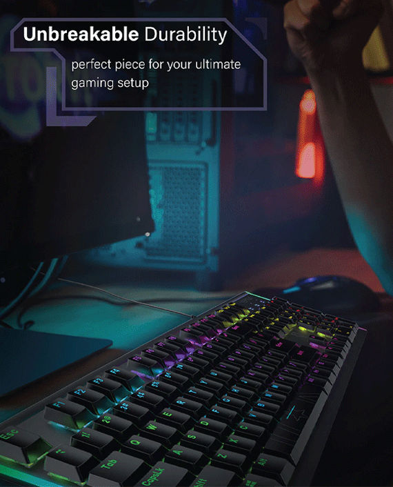 Buy Vertux Comando High Performance Mechanical Gaming Keyboard (EN/AR ...