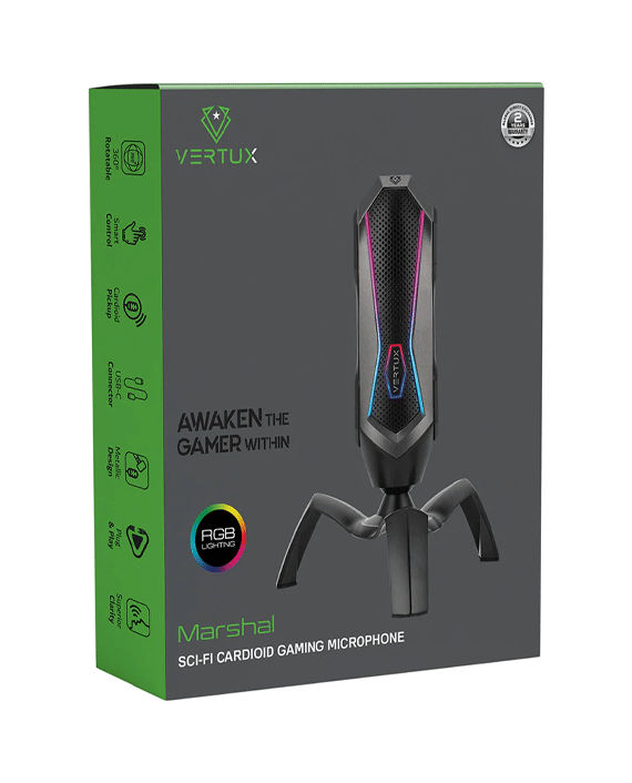 Buy Vertux Marshal Sci-Fi Cardioid Gaming Microphone in Qatar ...