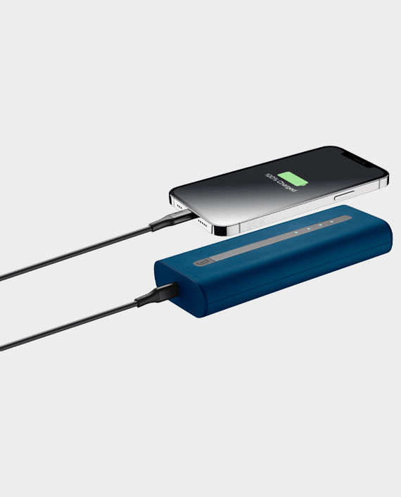 Buy Cellularline Power Bank THUNDER 20000 PBNEWTANK20000B Blue in Qatar ...