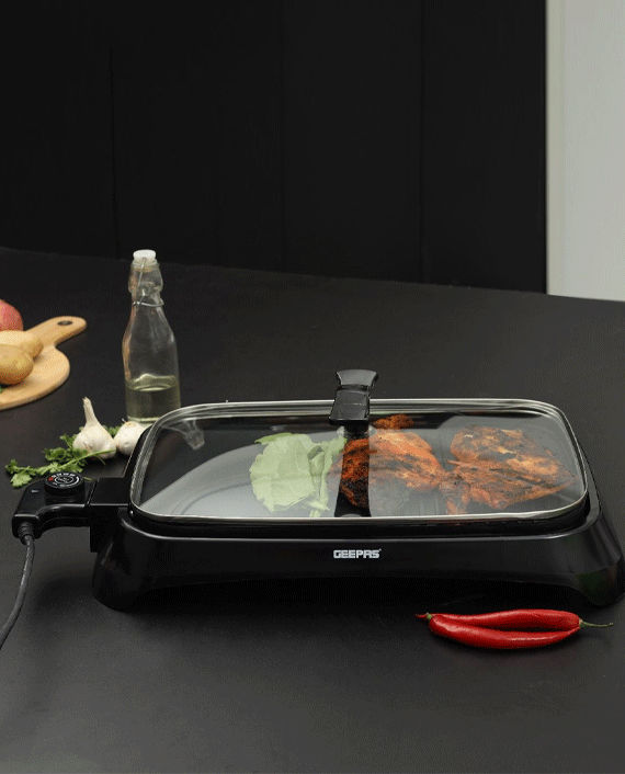 Buy Geepas GBG63040 1600W Smokeless Electric Barbeque Grill in Qatar ...