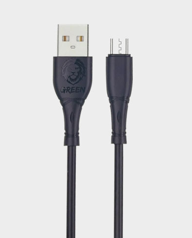 Buy Green PVC USB-A to Micro USB Cable 1m GNCMCBK in Qatar ...
