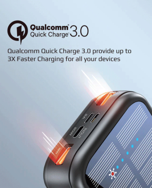 Buy Promate SolarTank-20PDCi 20000mAh EcoLight Solar Power Bank with ...