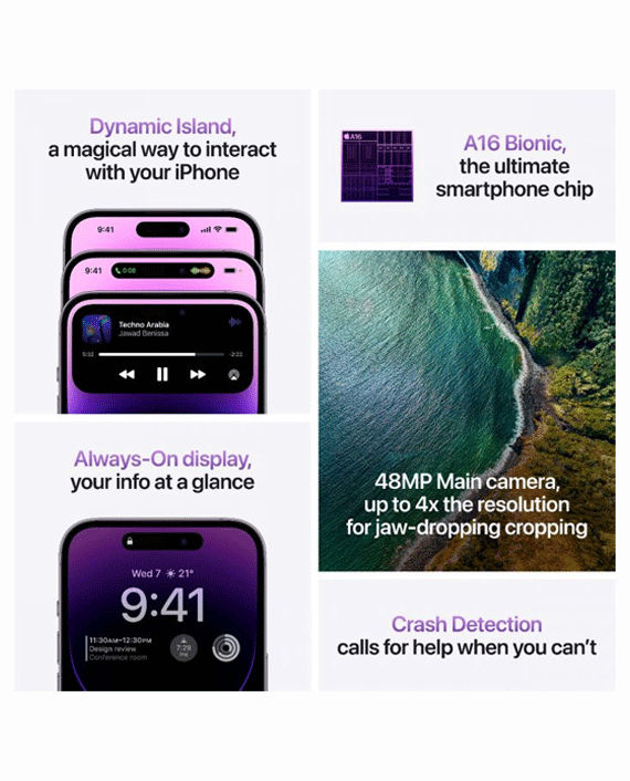 Buy Apple iPhone 14 Pro 1TB Gold in Qatar - AlaneesQatar.Qa