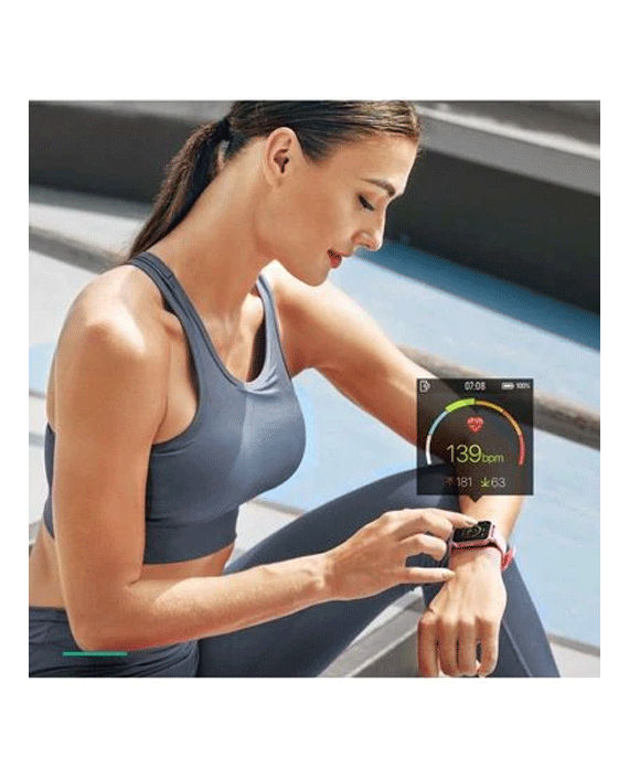 Buy Aukey LS02 Smart Watch Pink in Qatar - AlaneesQatar.Qa