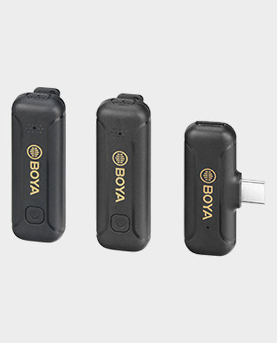 Buy Boya 2.4GHz Dual Channel Wireless Microphone System Compatible with ...