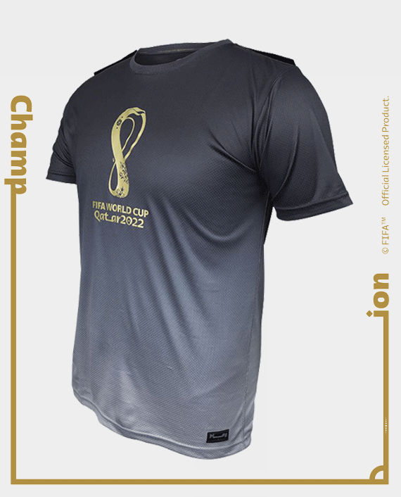 Buy FWC Qatar 2022 Official Emblem Gradient Jersey Premium (Size: L ...