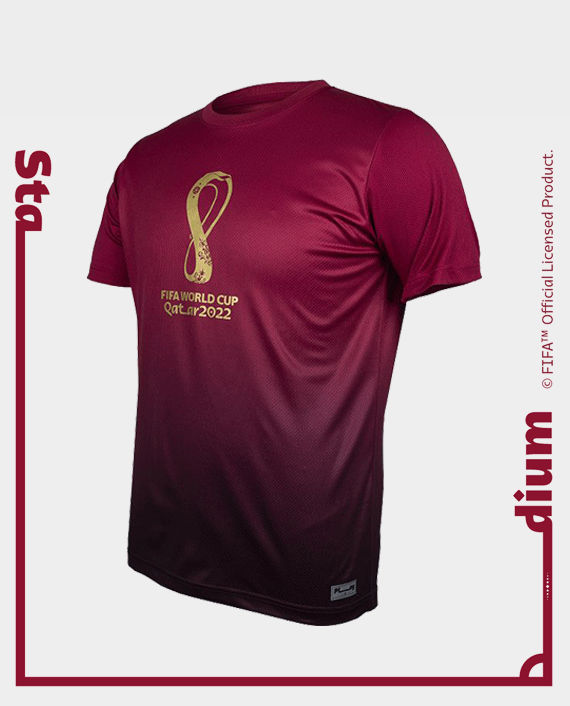 Buy FWC Qatar 2022 Official Emblem Gradient Jersey Premium (Size: XL ...