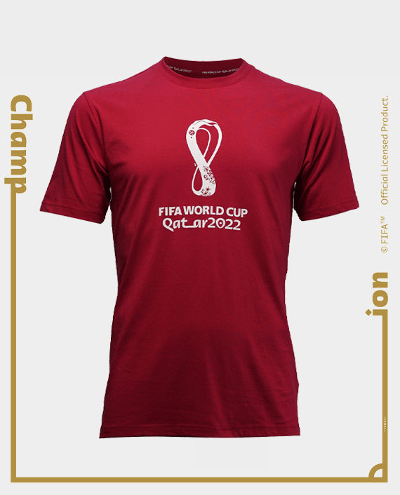 Buy FWC Qatar 2022 Official Emblem Short Sleeve T-Shirt Essential (Size ...