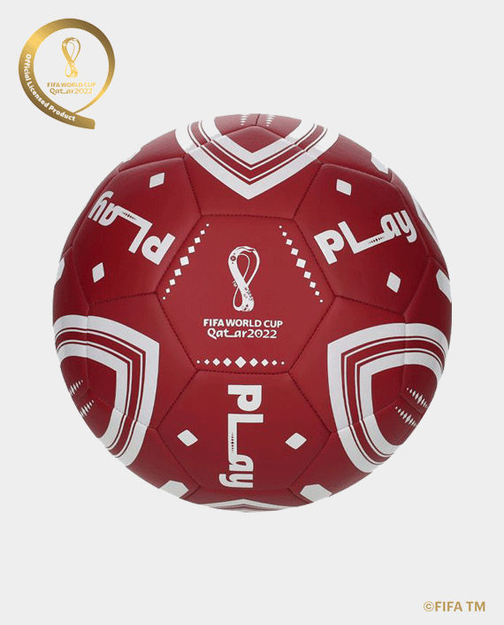 Buy FWC Qatar 2022 Qatar Ball FWC0058 Burgundy in Qatar - AlaneesQatar.Qa