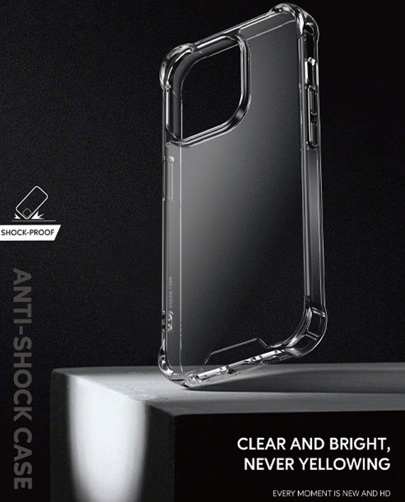 Buy Green 360° Anti-Shock Case for iPhone 14 Clear in Qatar ...